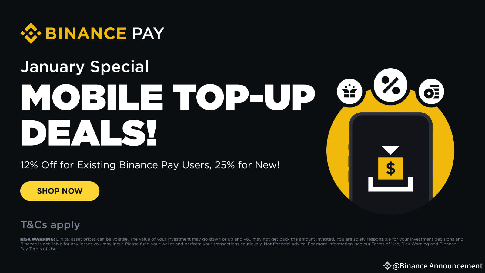 Binance Pay: Get Ready for January Special Deals on Mobile Top-Ups ...