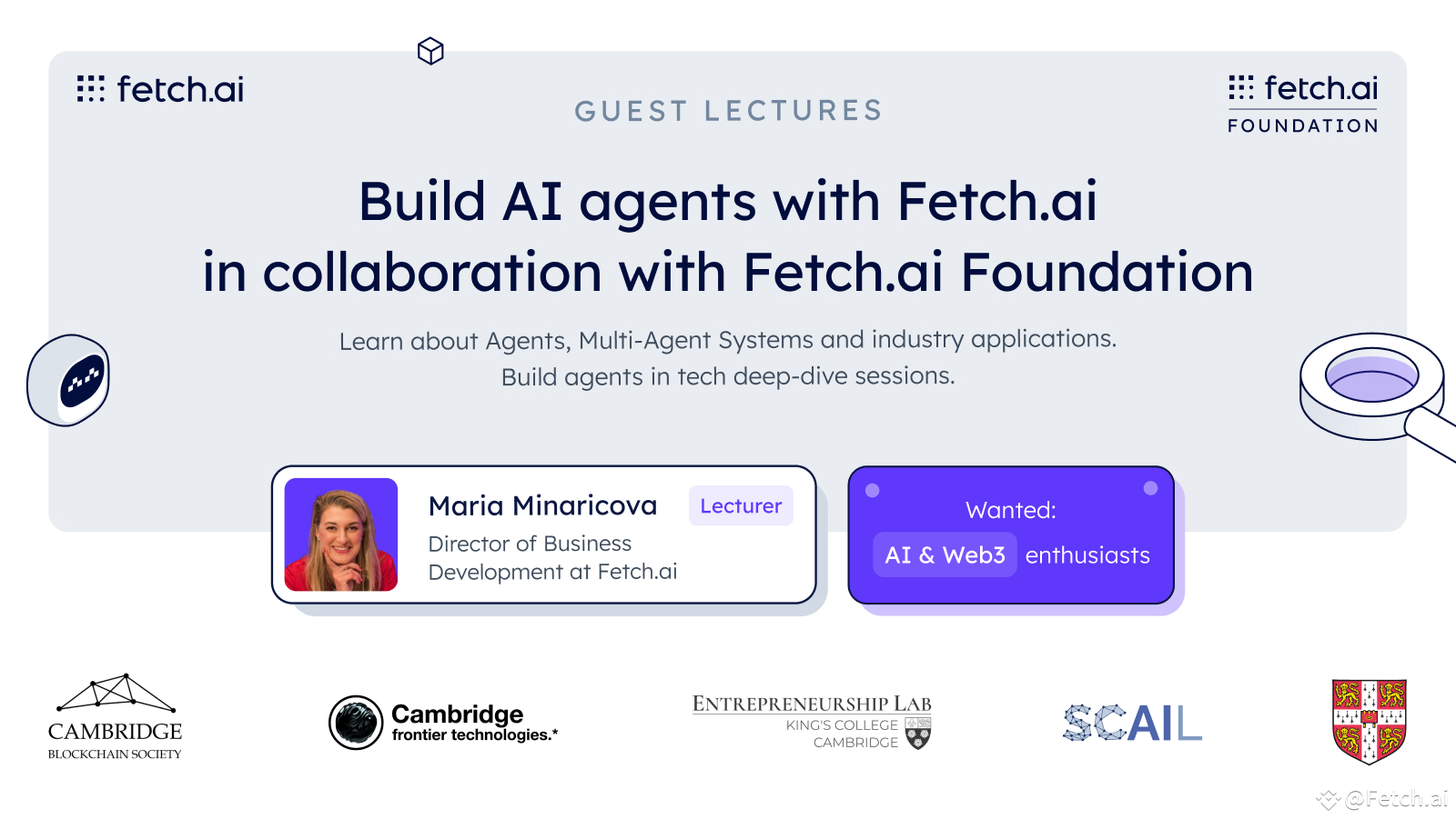 🎓 Tomorrow: Learn to Build AI Agents with @Fetch_ai On 22 | Fetch.ai on ...