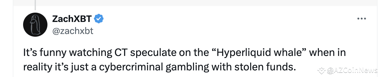 On-chain investigator ZachXBT has revealed that the highly s ...