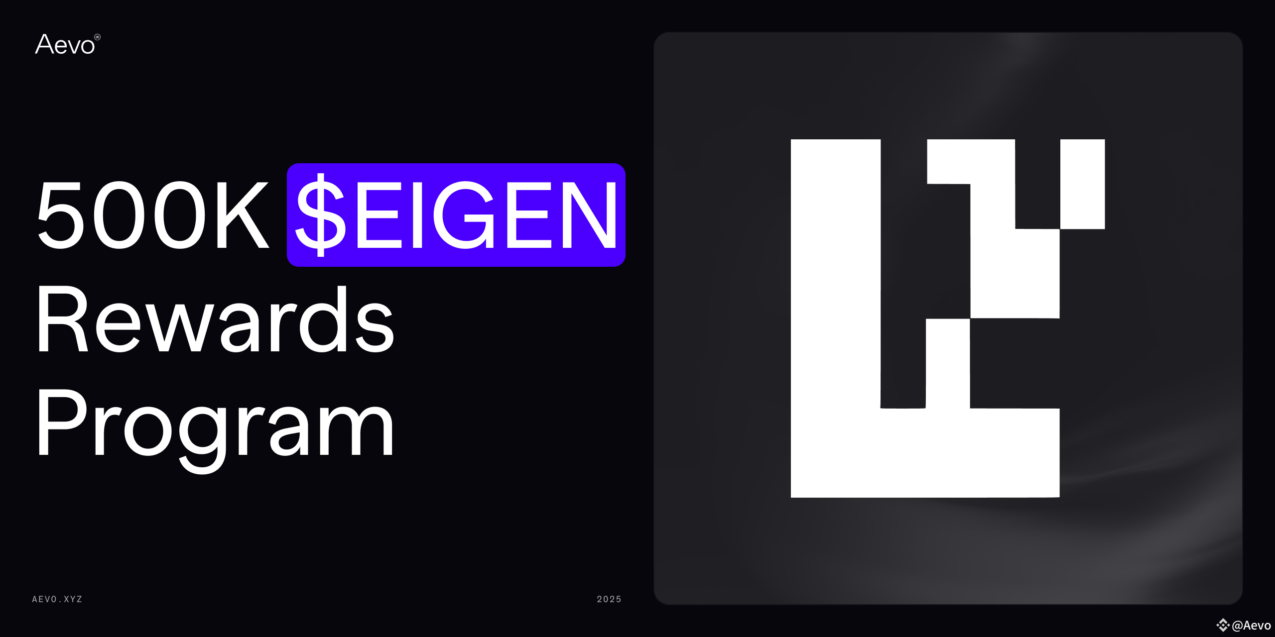 🎉 This Week's $EIGEN Rewards: 9,600! Our second $EIGEN rew | Aevo on Binance Square