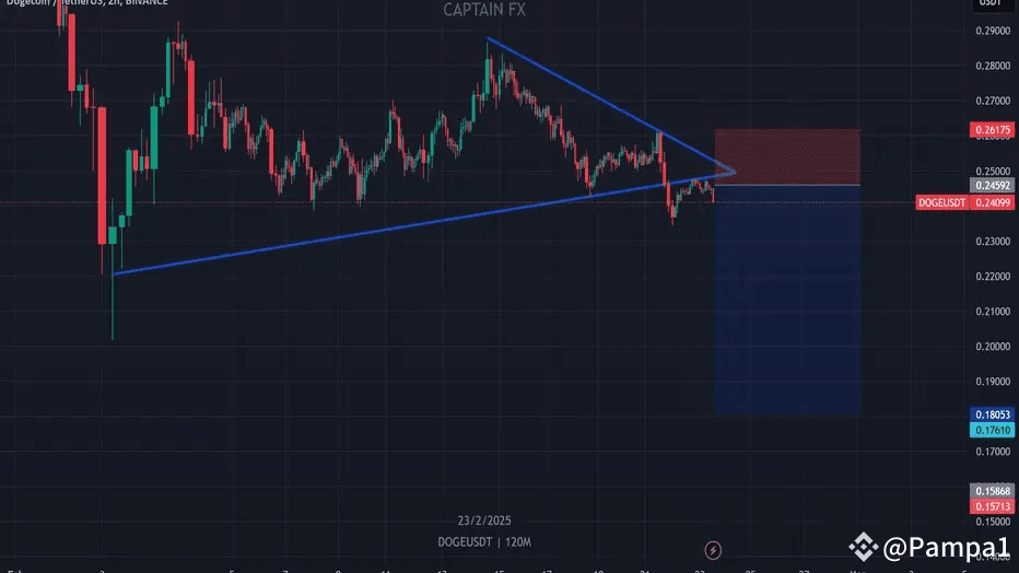 🚨 DOGE Danger Zone? 📉 Potential Drop to 0.180 Spotted! 🚨 | Pampa1 on ...