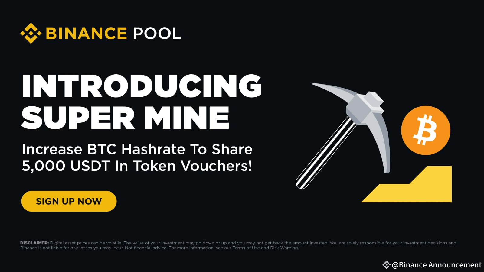 Binance Pool Launches Super Mine Page: Increase BTC Hashrate to Share 5,000 USDT in Token ...