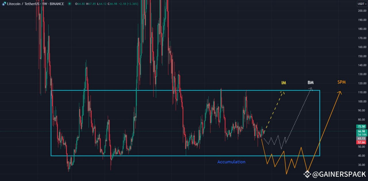 $LTC ESTABLISHES ITS ACCUMULATION PHASE AND EVERYONE'S WONDE ...