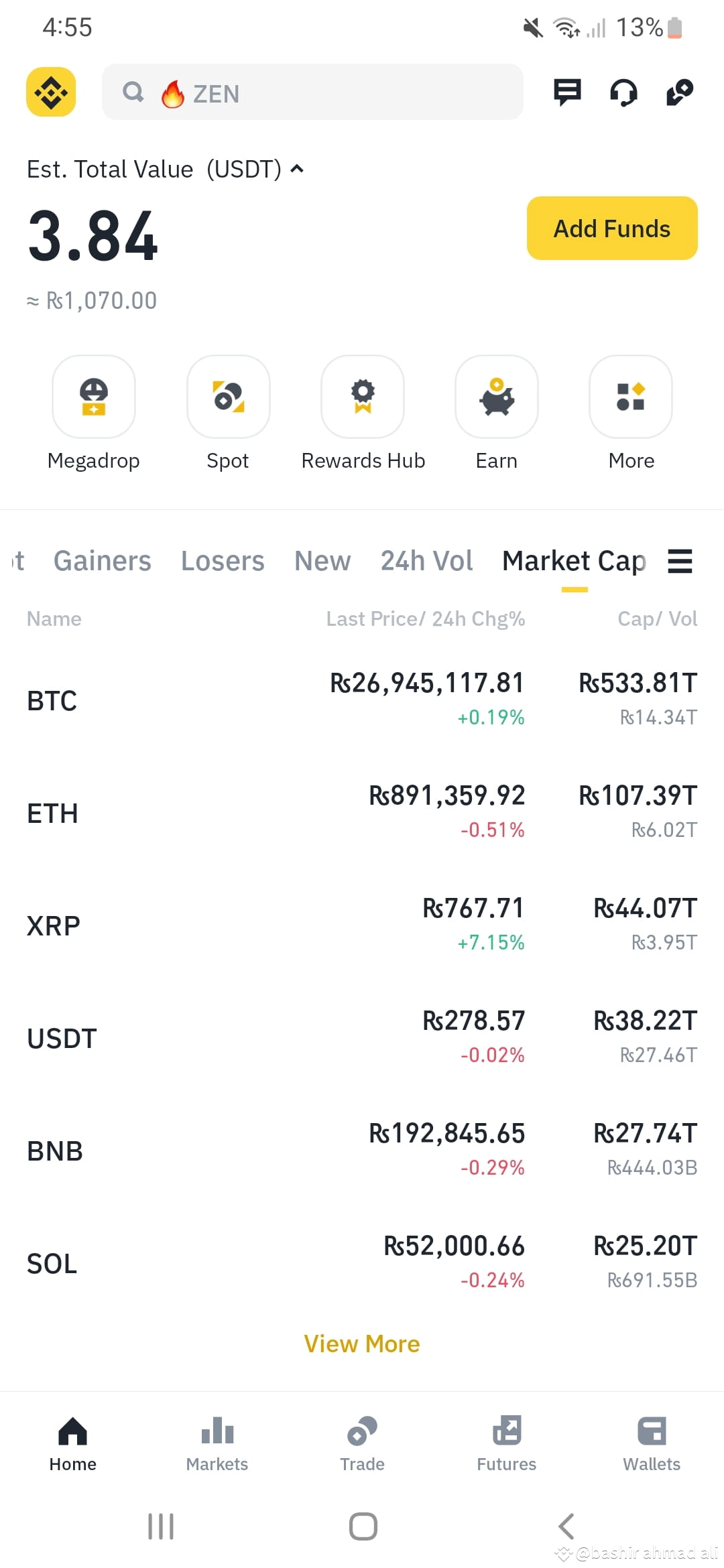 telling you again $BTC moon $ETH sky and next BTC is $XRP | bashir ahmad ali on Binance Square