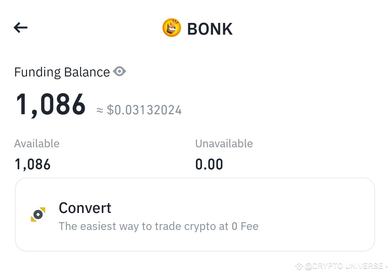 when will my 1086 Bonk worth $10000 I am expecting with | CRYPTO UNIVERSE - on Binance Square