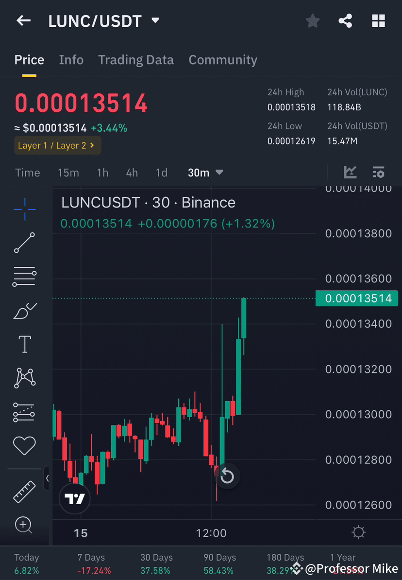 $LUNC /USDT Bullish Surge – Key Levels & Entry Strategy!🔥💯 | Professor Mike on Binance Square