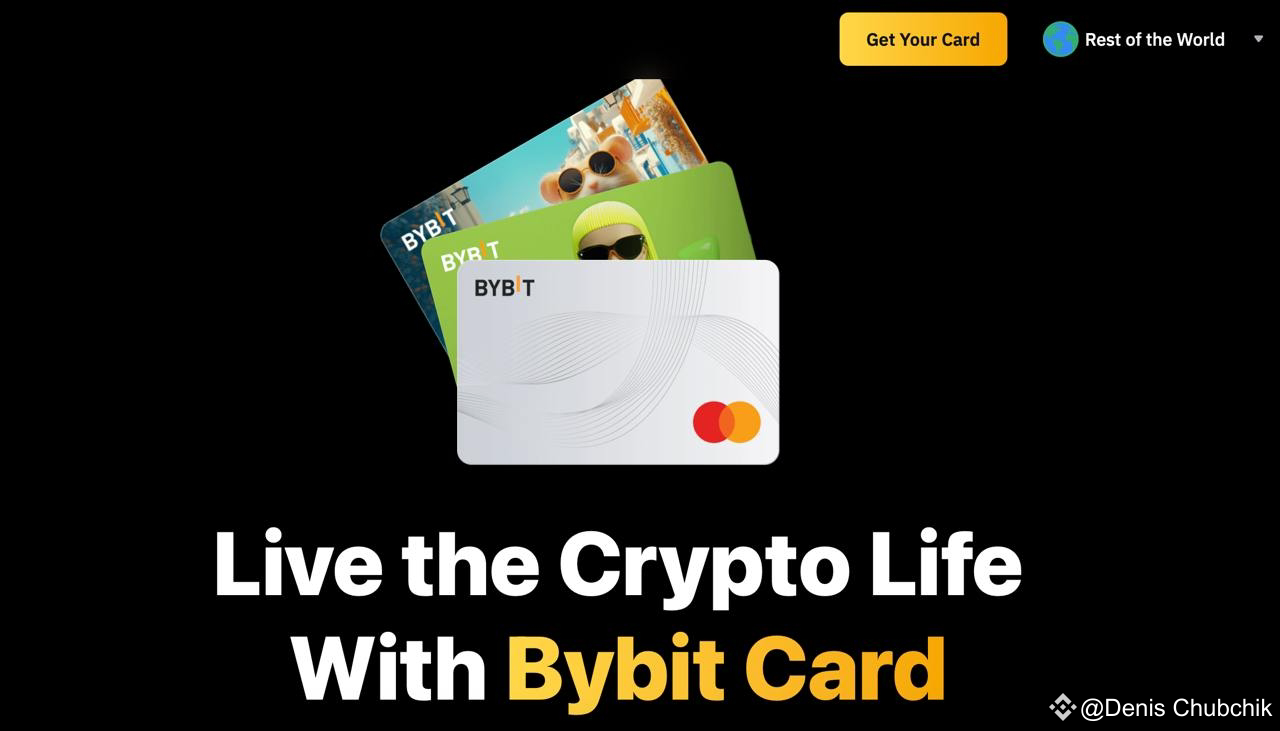 Cryptocurrency card from Bybit & Mastercard 🔥 Previously, | Denis ...