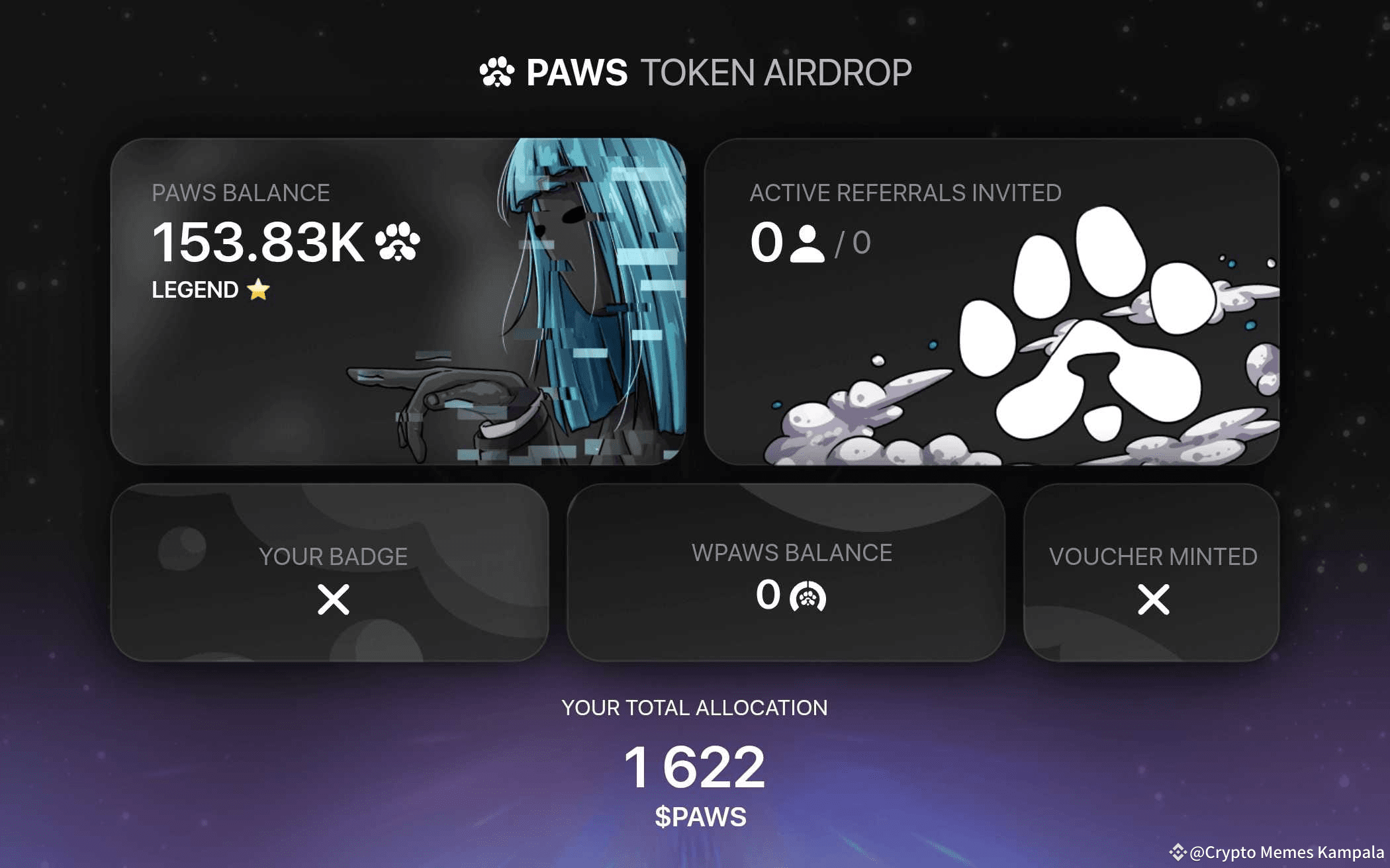 Paws token airdrop Has any one received this airdrop? $MOVE | Crypto ...