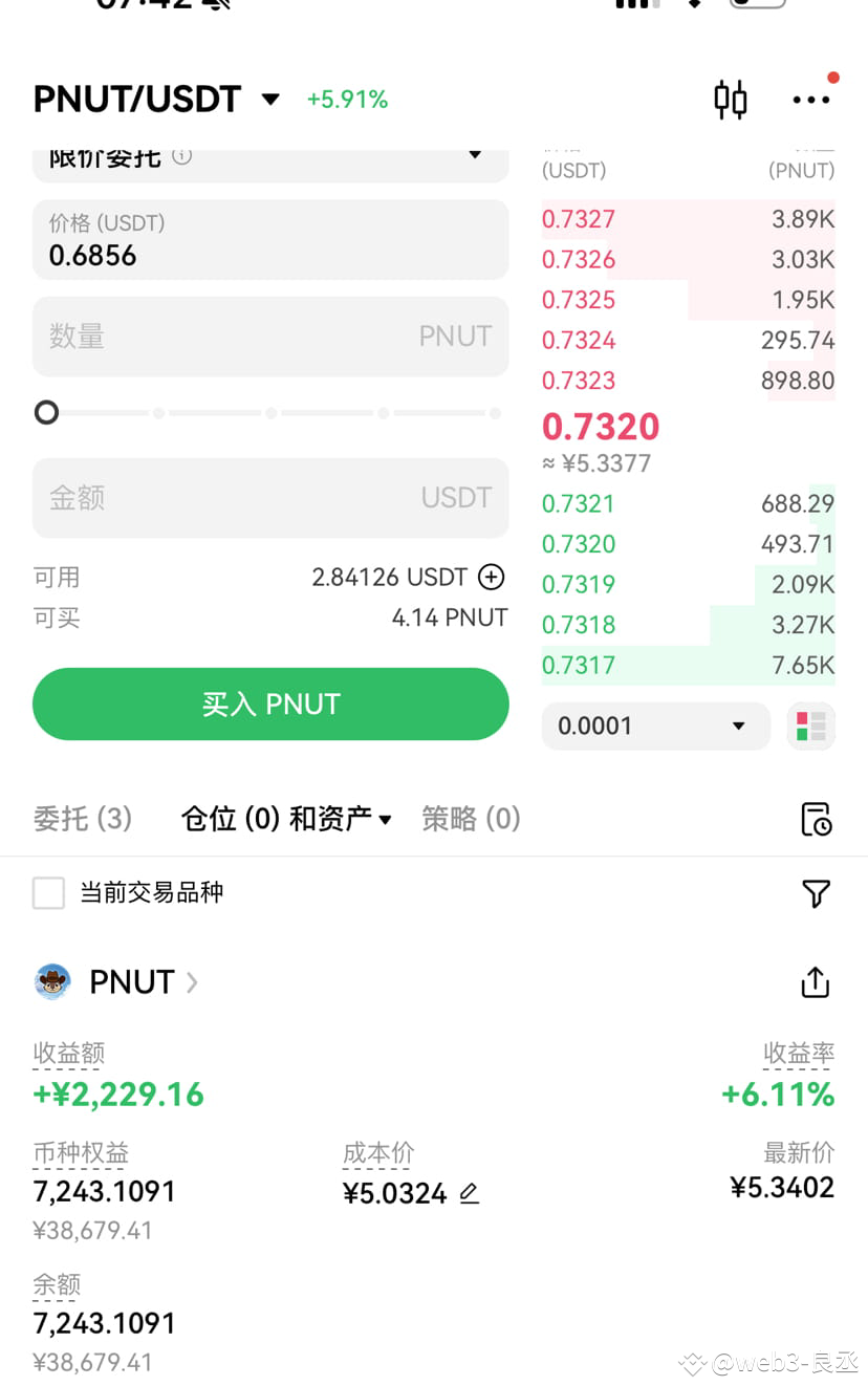 $PNUT If the funds are sufficient, you can take a long posi | web3-良丞 on Binance Square