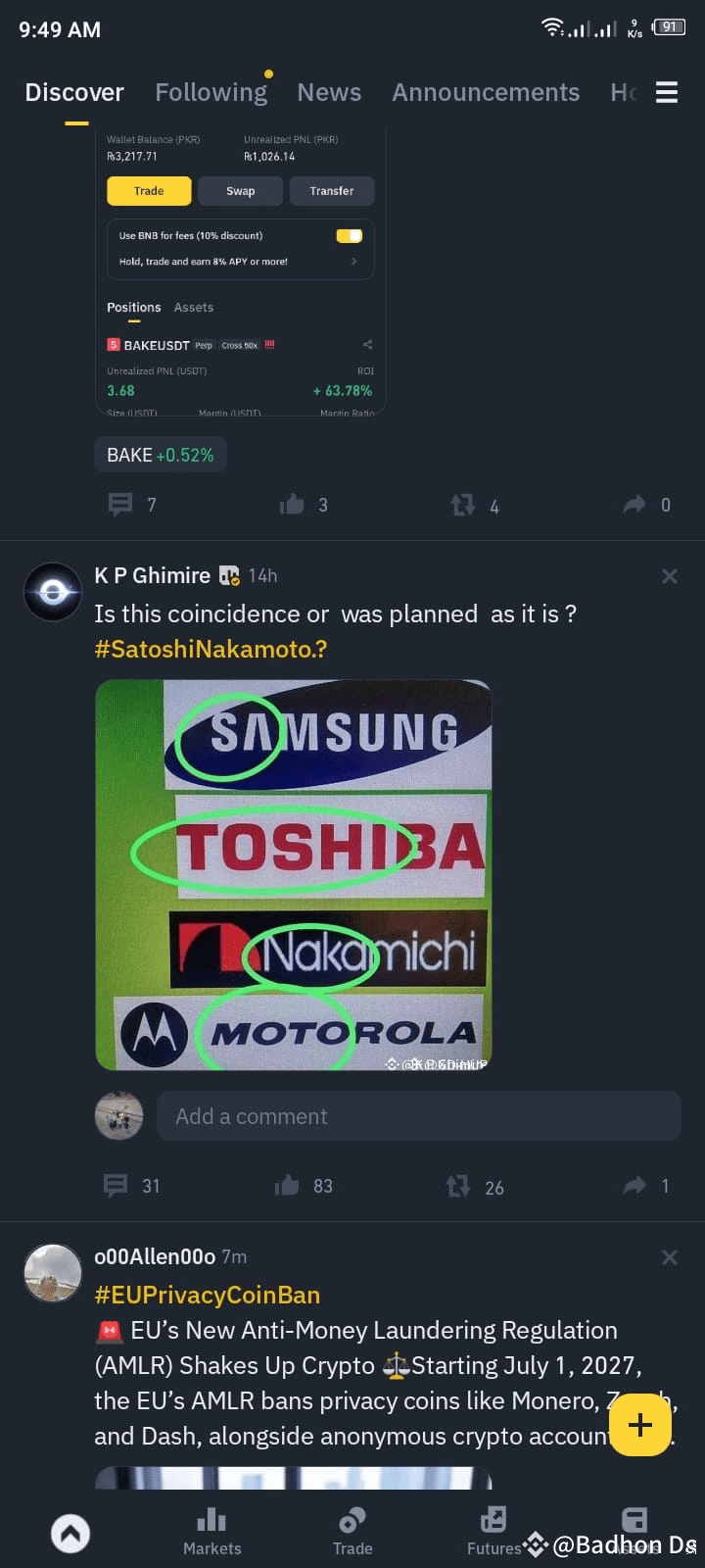 tell me your thoughts in comment section #BTC走势分析 #MarketPu | Badhon Da on Binance Square