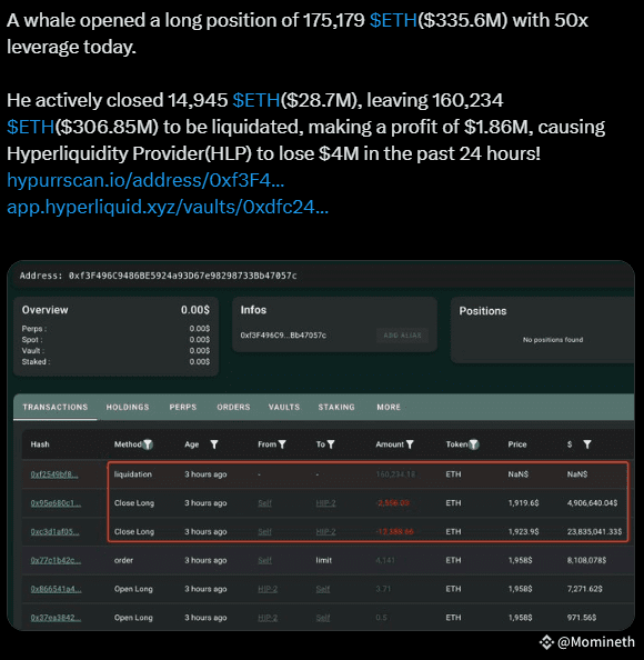 So a nerd quant gamed $HLP vaults on @HyperliquidX… Flawles | Momineth ...