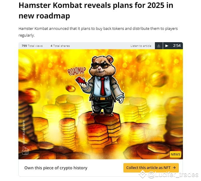 Hamster Kombat created a hamster NFT and announced that whoe | Lucifer ...