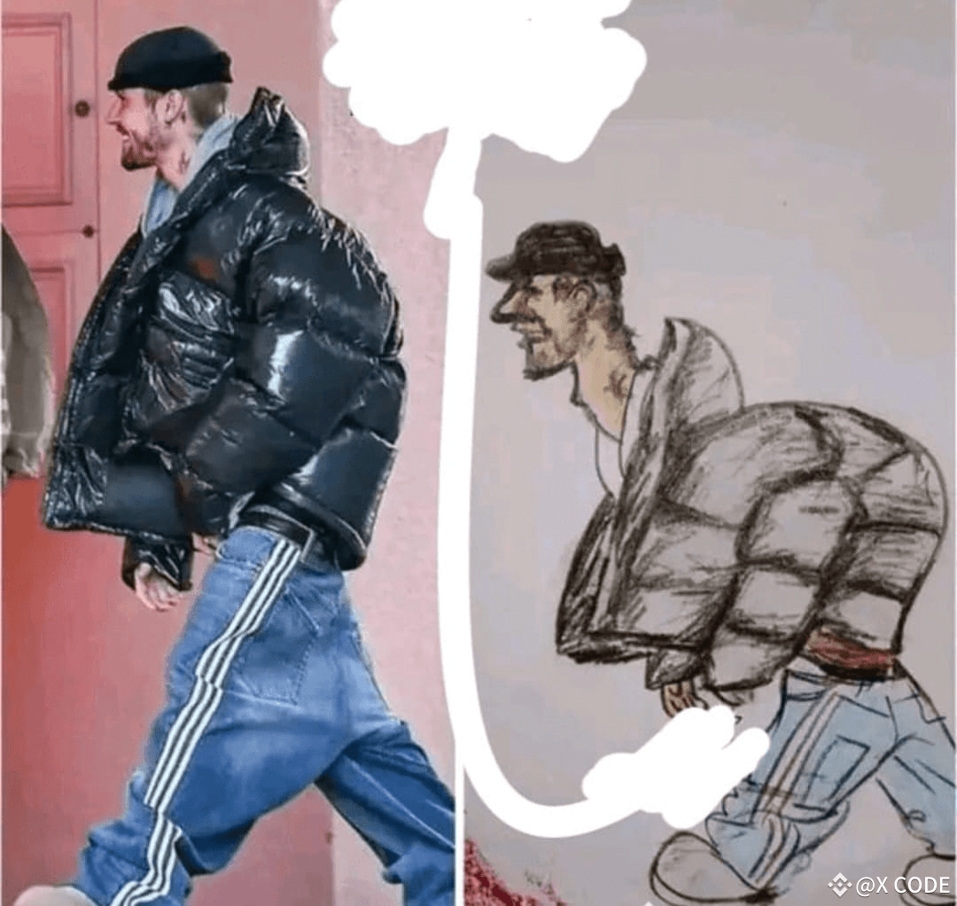 market recently is like our fella here | X CODE on Binance Square