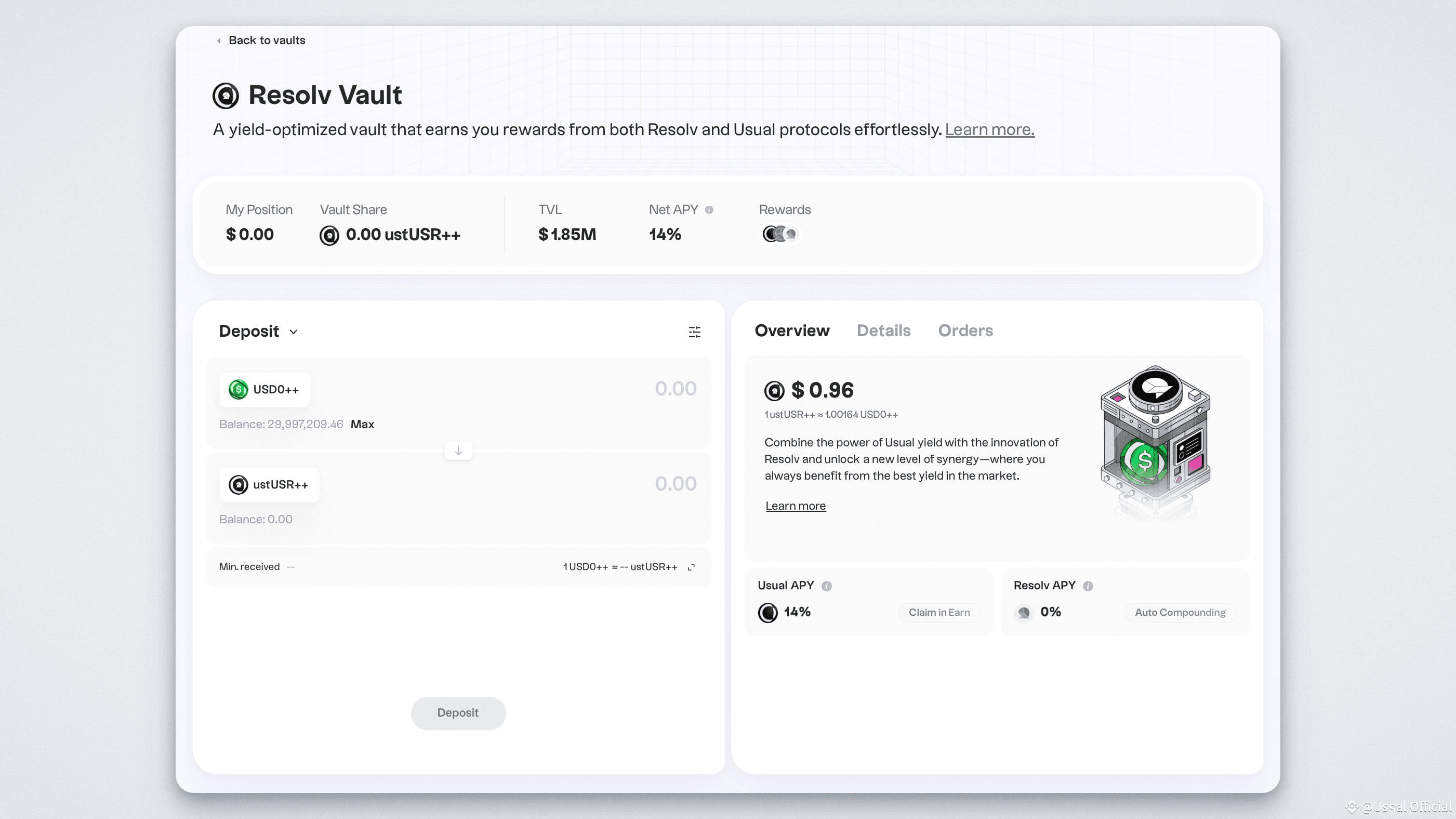 💅 Vaults just got a major upgrade. The full experience (de | Usual Official on Binance Square