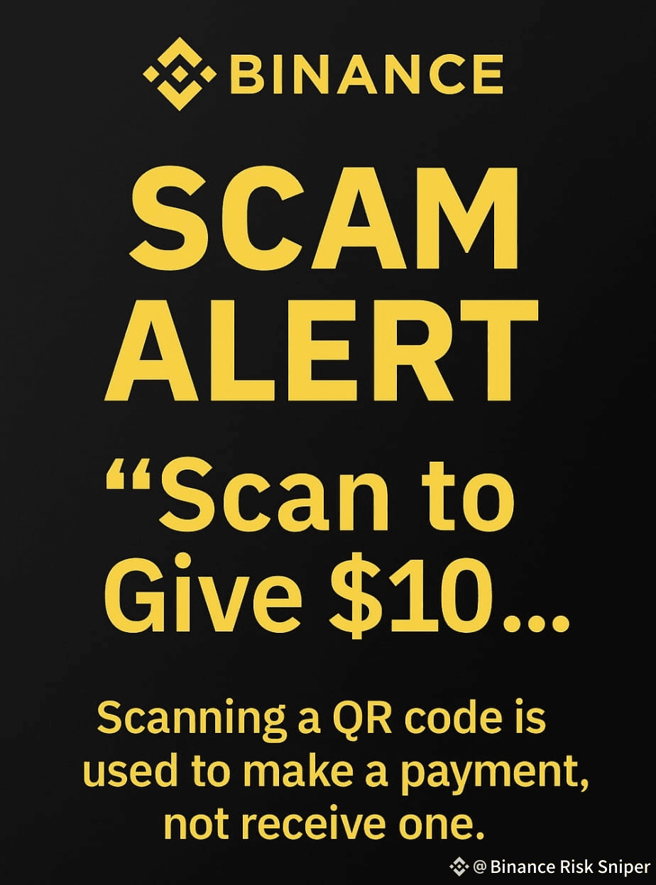 🎁 “Scan to Get $10!” 🧠 Translation: “Scan to Give $10…” 🚨 | Binance ...