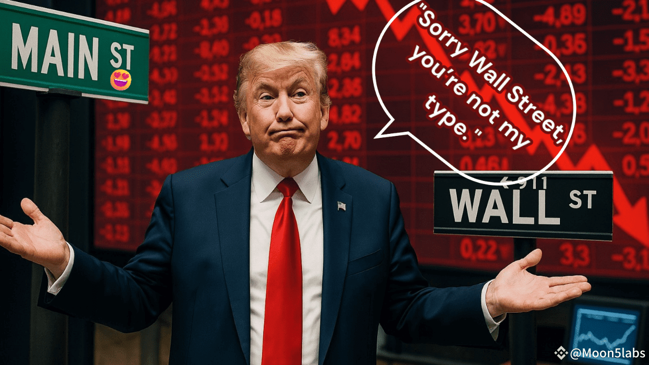 Trump Breaks the Mold: "I'm the President for Main Street, Not Wall ...