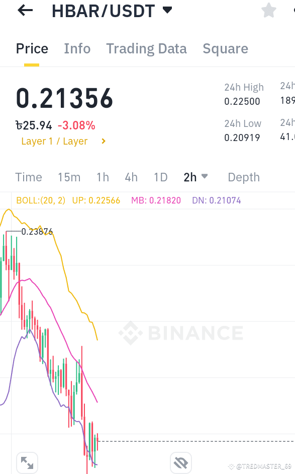 $HBAR 🚨🚨 BUY HBAR TOKENS NOW – THE PERFECT MOMENT! 🚨🚨 | TREDMASTER_69 on Binance Square