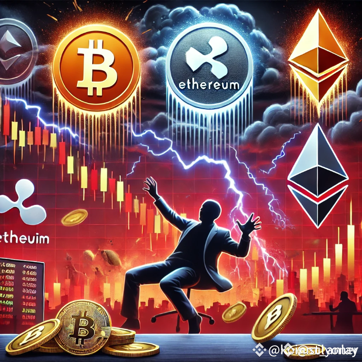 **Bitcoin, Ethereum, and Ripple Take a Hard Hit** - **Bit | st_anlay on ...