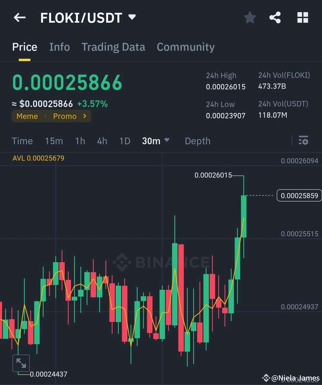 🚨 $FLOKI /USDT READY TO ROAR – A BULLISH BLAST IN MOTION! | Niela James on Binance Square