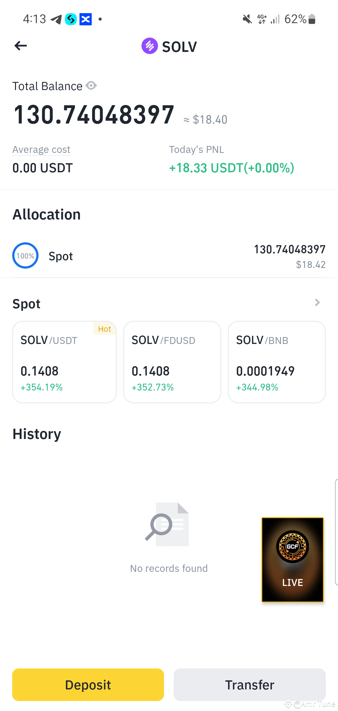 SOLV TOKEN RECEIVED 💥👍 MEGADROP PROJECT BINANCE🔥 #SOLVLau | Amr Tune on Binance Square