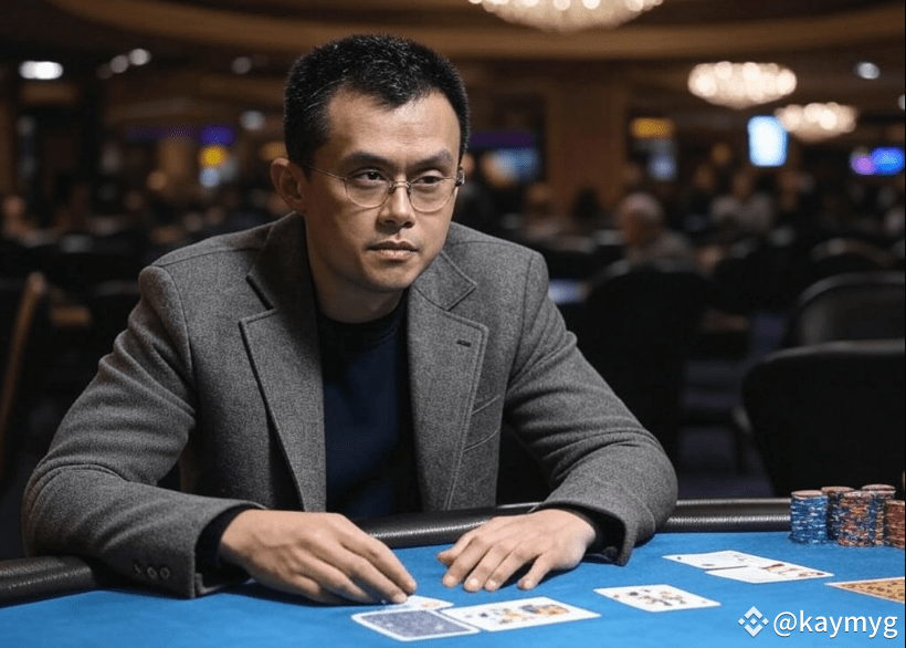 In 2013, Changpeng Zhao was playing poker with friends when | kaymyg on Binance Square