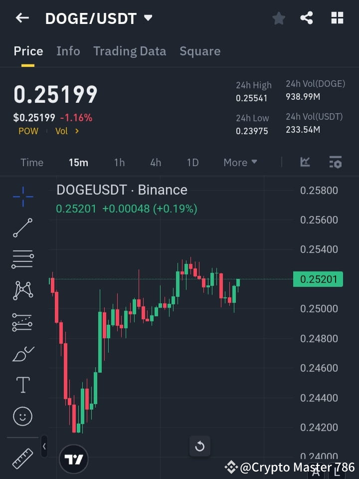 $DOGE /USDT Bull Run Alert! 🚀🔥 Current Price: $0.25199 | Crypto Master 786 on Binance Square