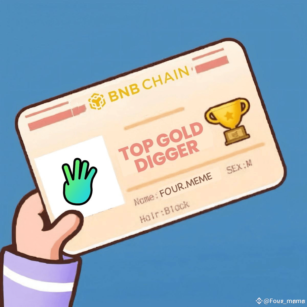 🏆 Certified Gold Digger! 🔥 Farming memecoin gold on @BNBC | Four_meme ...