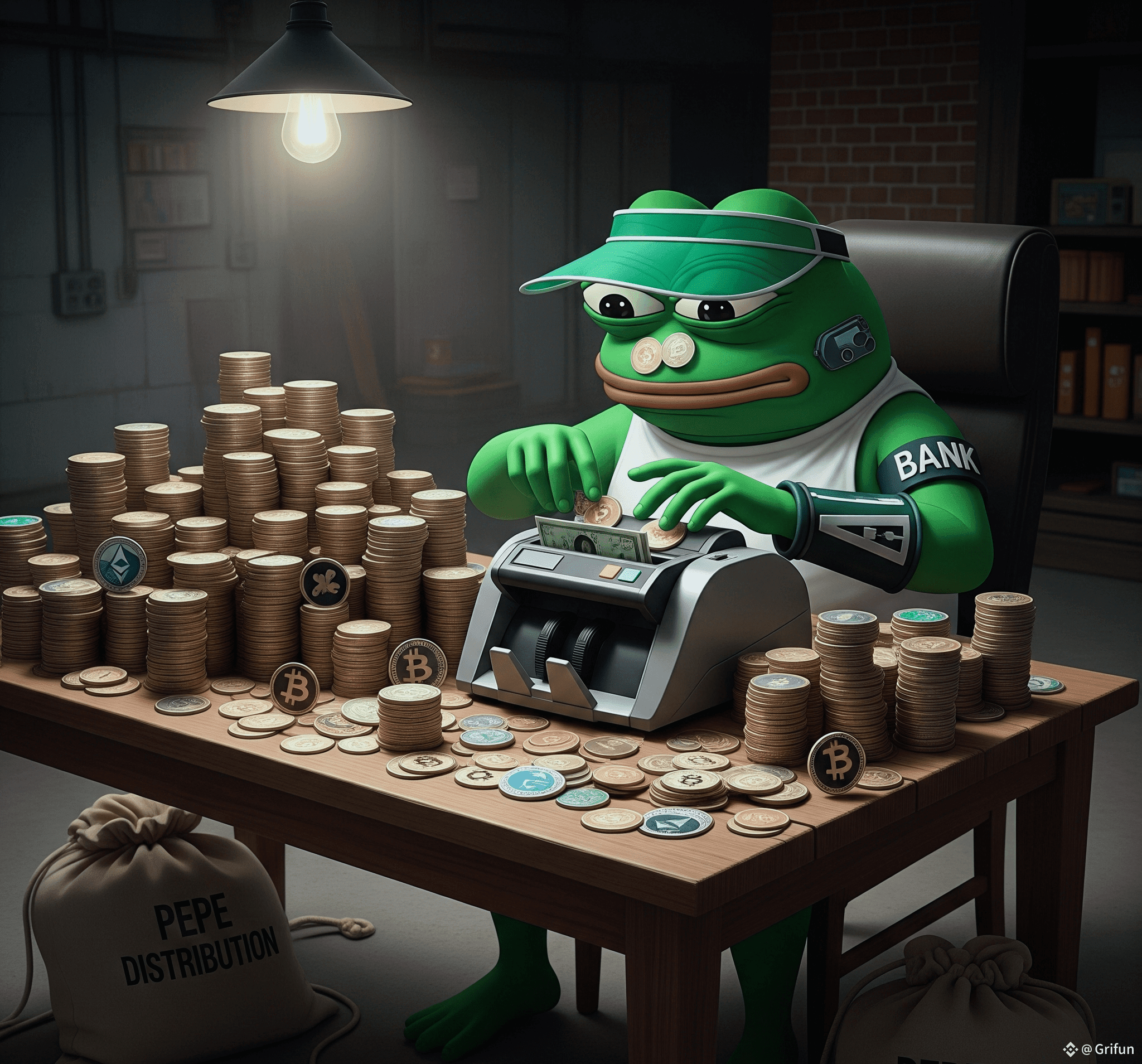 🐸💸 $PEPE to Millions? Do the Math! 💥📊 • 1,000,000,000 $P | Grifun on ...