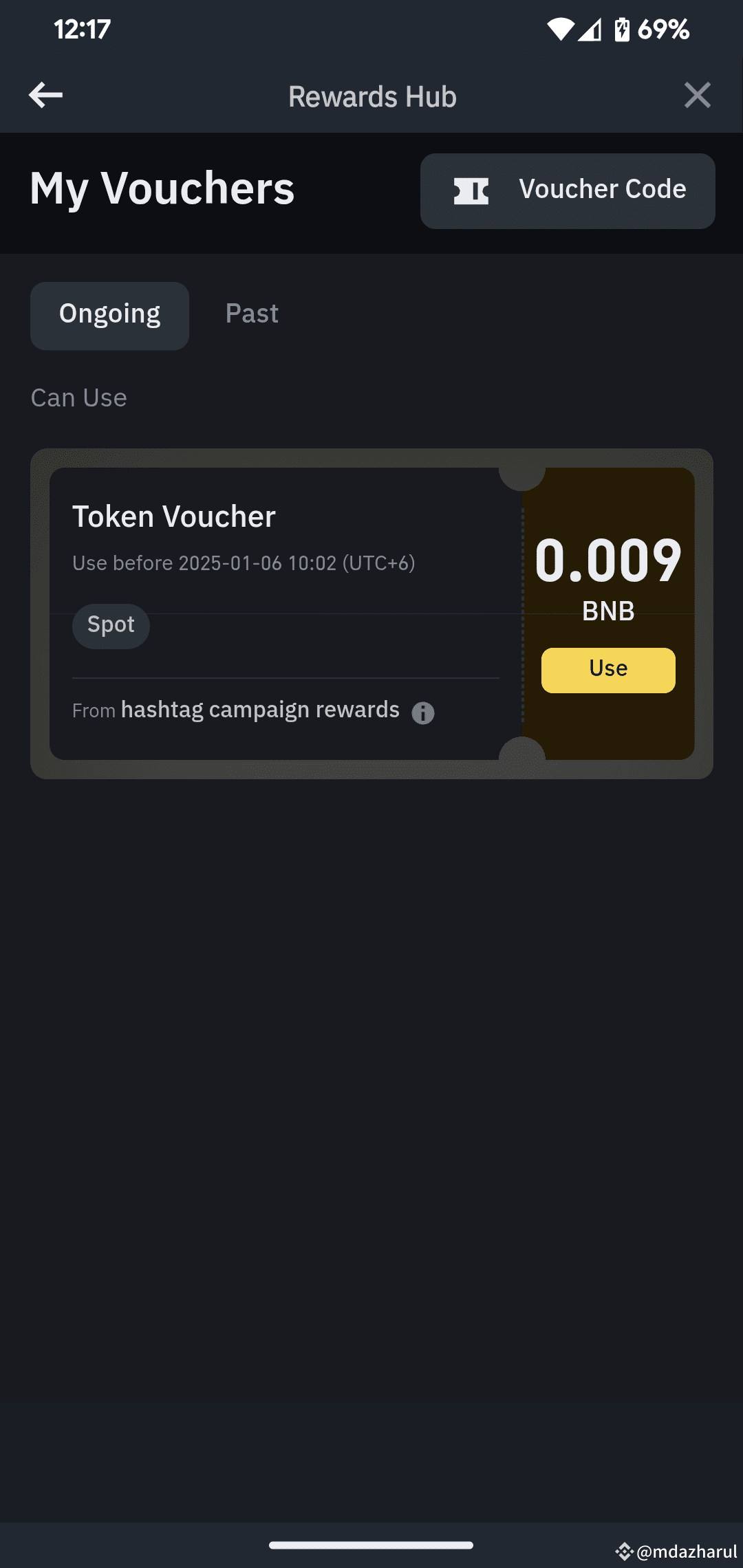 Thanks Binance for Gives me A wonderful Reward🥰🥰 From Bin | mdazharul ...
