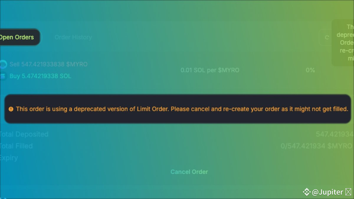 Do you have limit orders open from more than 3 months ago? | Jupiter 🪐 on Binance Square