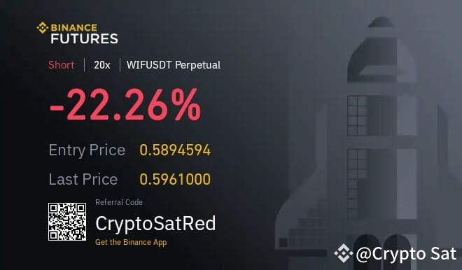 $WIF Trade Holding ️ #cryptosat | Crypto Sat on Binance Square