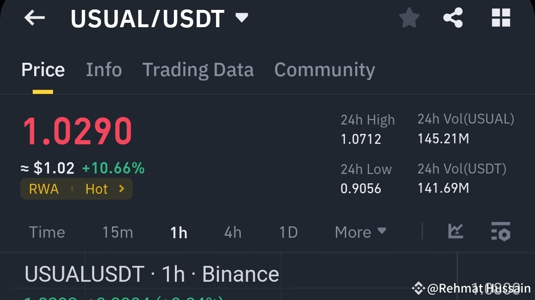 USUAL/USDT: The New Coin Making Waves on Binance! 💹 | Rehmat Hussain on Binance Square