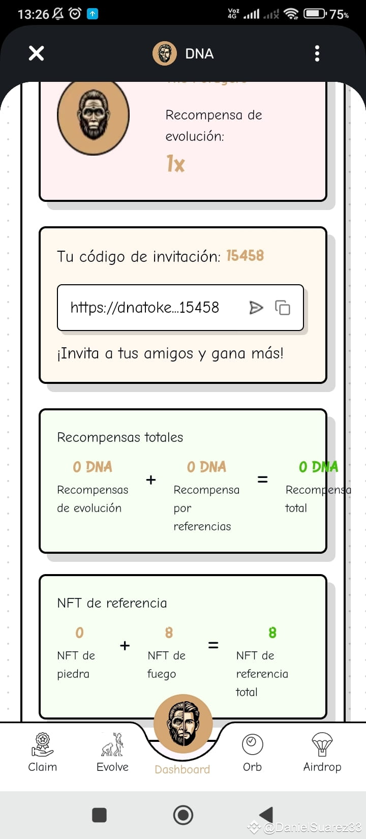 Claim your DNA tokens in the World App, use my code to quali ...