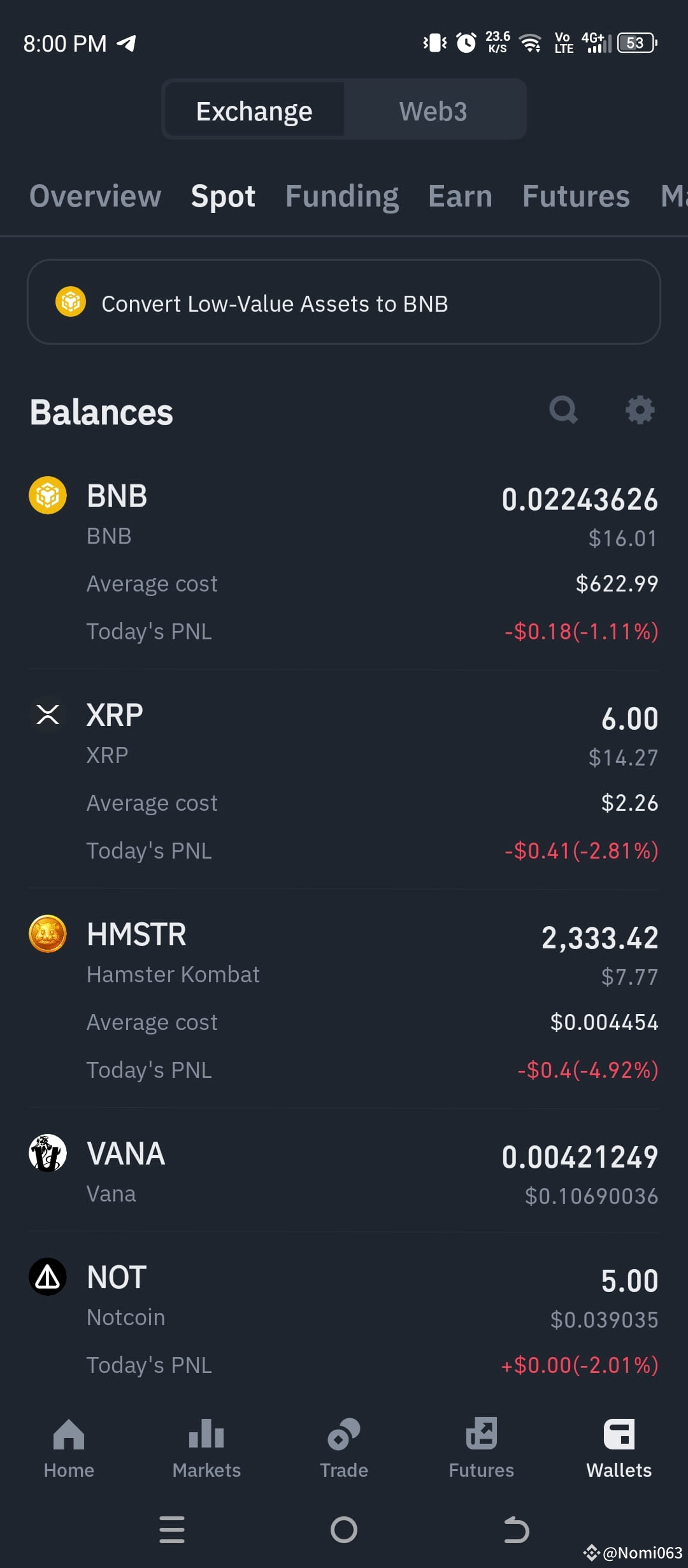 Everything is RED 🥵 will these coins go up in few days? | Nomi063 on ...
