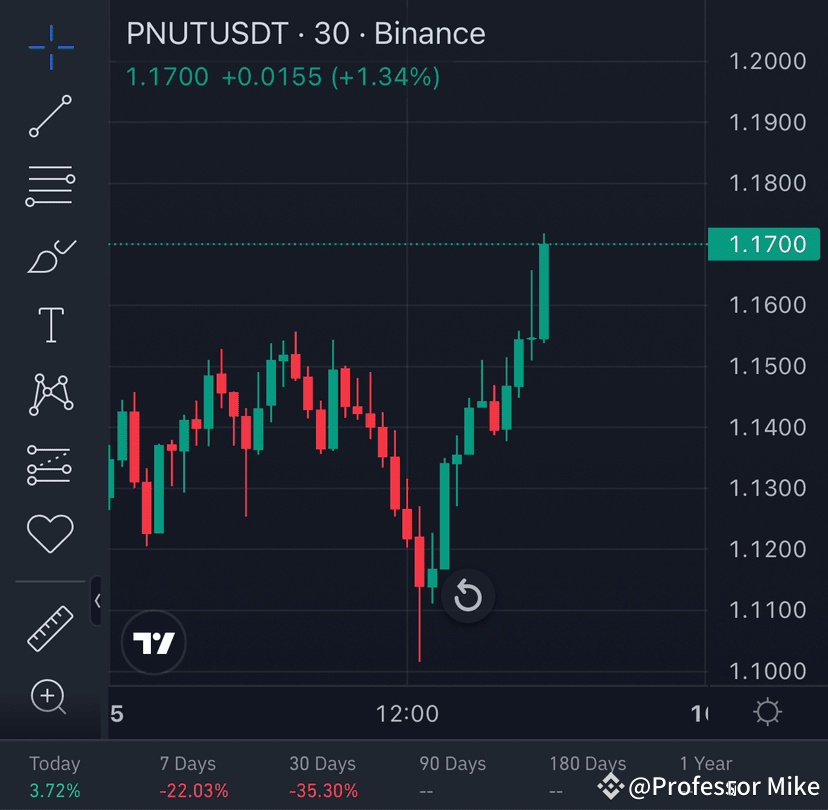 $PNUT /USDT Long Signal: Breakout Confirmation with Key Leve | Professor Mike on Binance Square