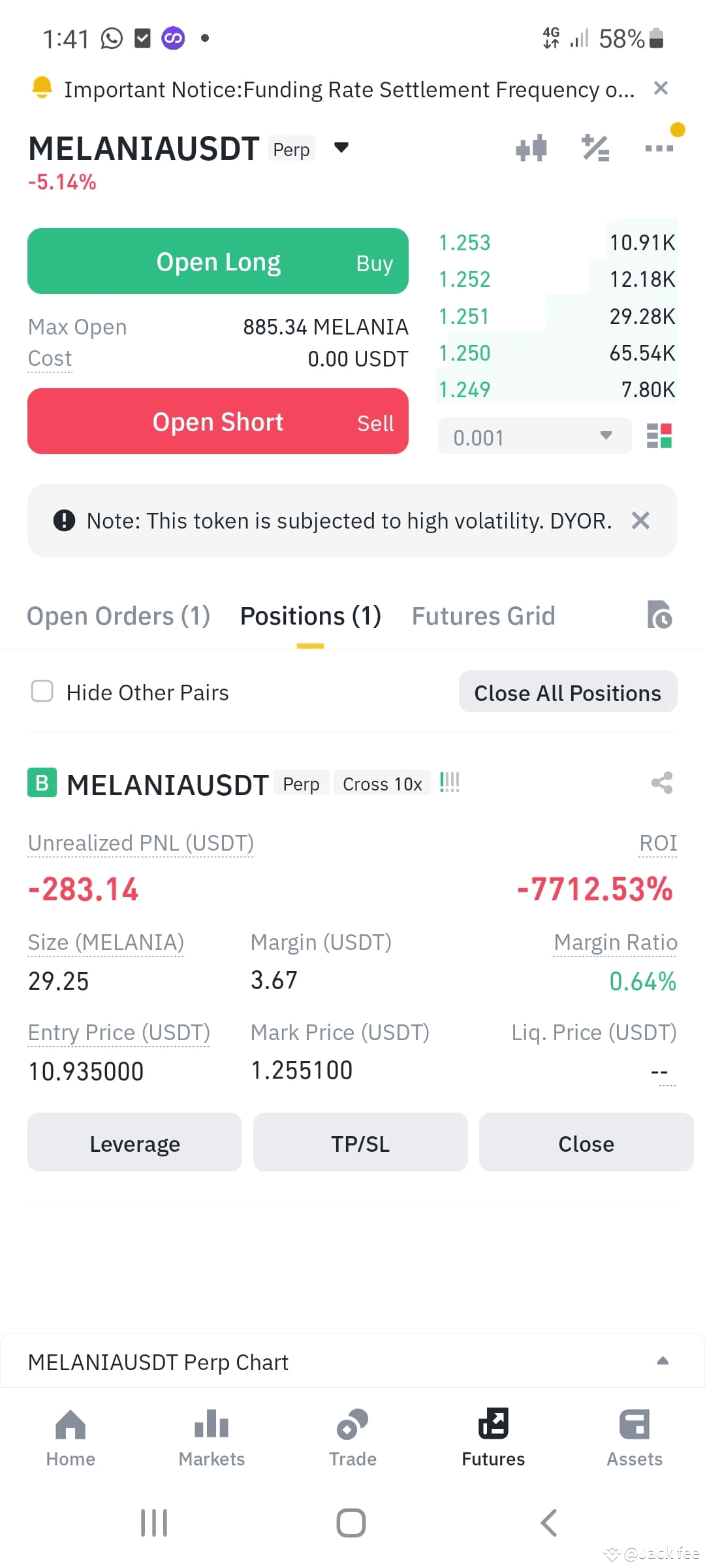 $MELANIA how many are same with me | Jack fee on Binance Square