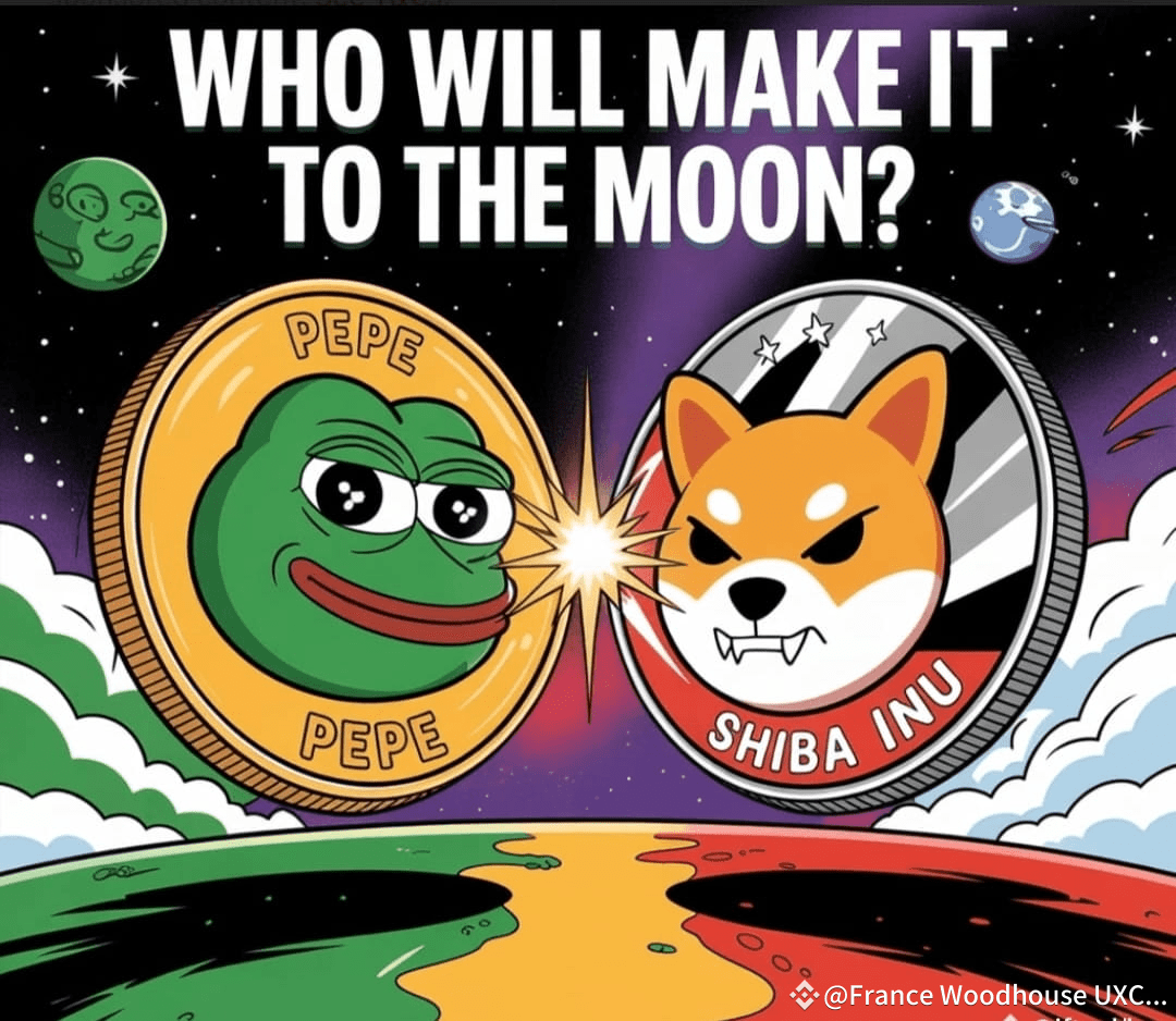 #AbuDhabiStablecoin **🚀 MEME COIN SHOWDOWN: PEPE VS. SHIB – | France Woodhouse UXCX on Binance ...