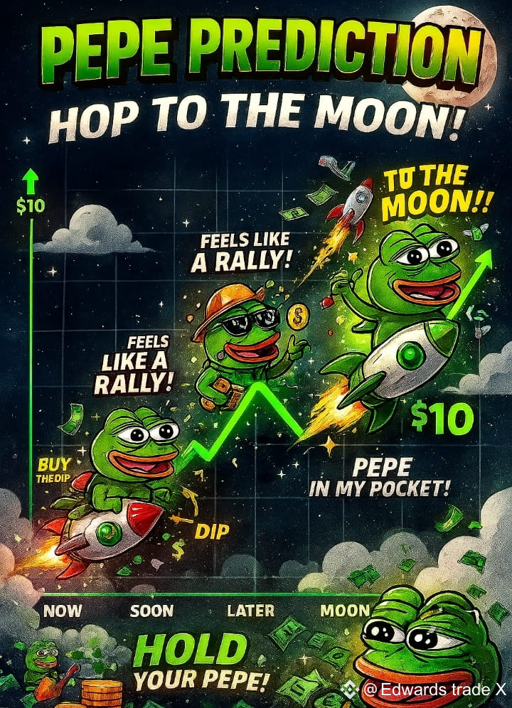 🚀 $PEPE PREDICTION: JUMP TO $THE ¡MOON! 🐸🌕 The army $P | Edwards trade ...