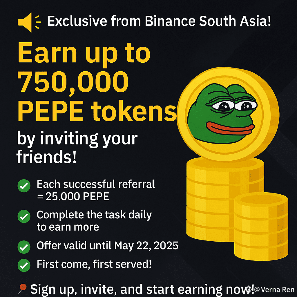 🎉 **Binance South Asia Special Offer!** Refer friends and e | Verna Ren ...