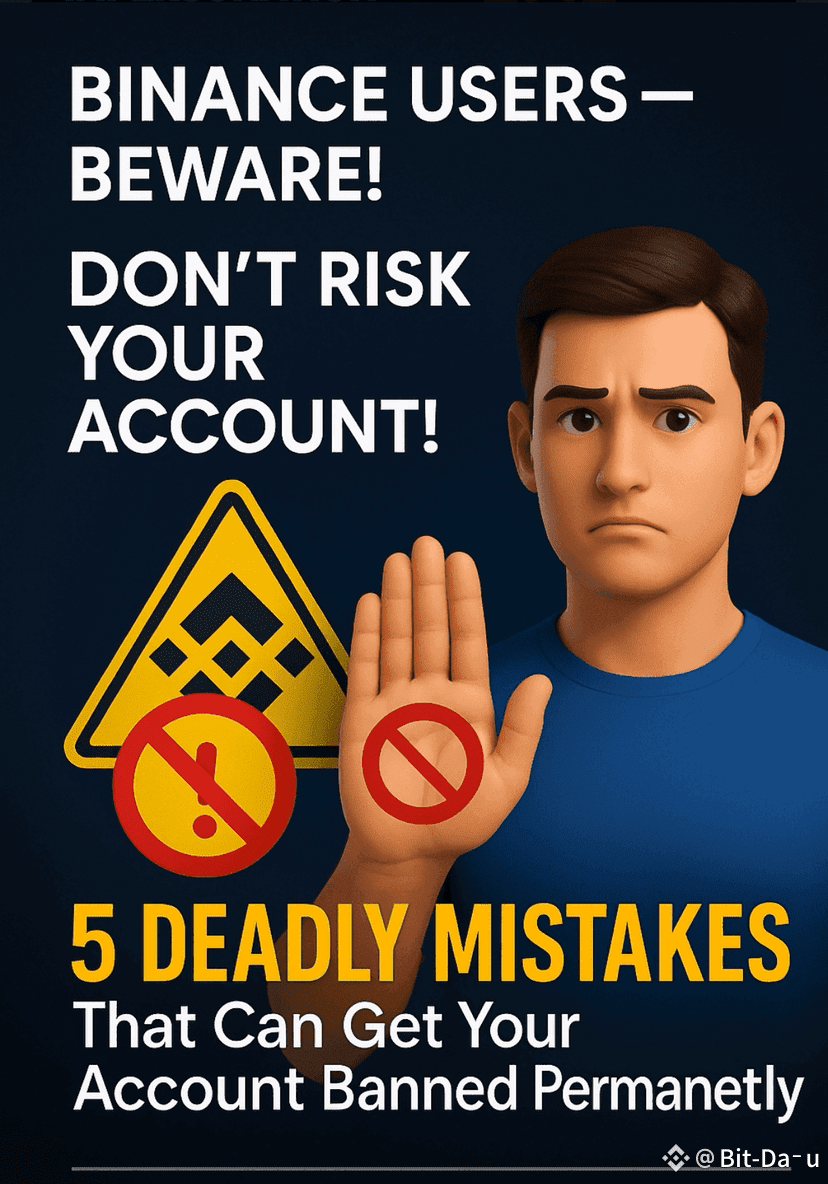 🚫 Don’t Get BANNED on Binance — Read This Before It’s Too L | Bit-Danu ...