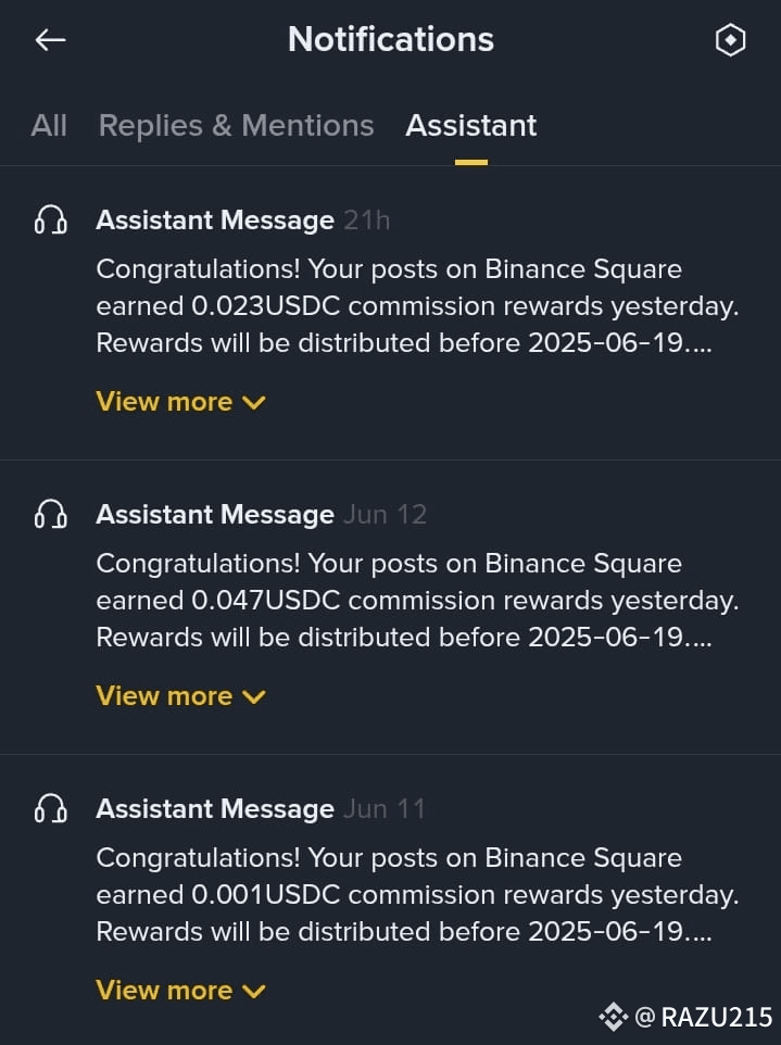 Explanation of the Message This Binance Square message me | RAZU215 on ...