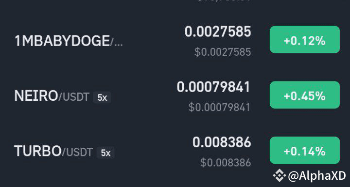 $1MBABYDOGE $TURBO $NEIRO This 3 MeMe Coin Buy & Hold Now, | AlphaXD on Binance Square