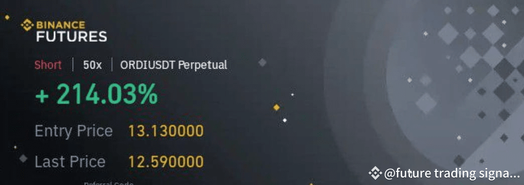 #ORDIUSDT massive profit trade 💯 no loss only profit trade | future ...