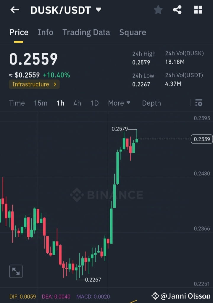 $DUSK DUSK/USDT Trading Alert: Bullish Breakout Continues! | Janni Olsson on Binance Square