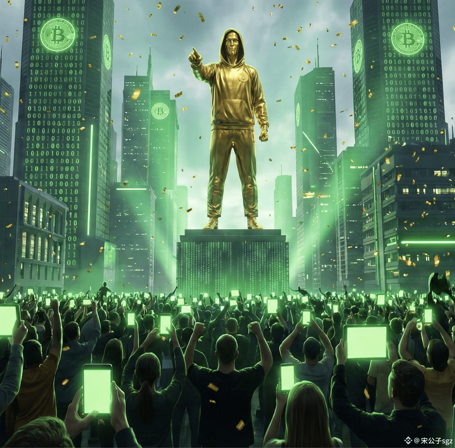 Without Satoshi Nakamoto, there is no Bitcoin Chinese meme | 黑洞宋公子 on ...