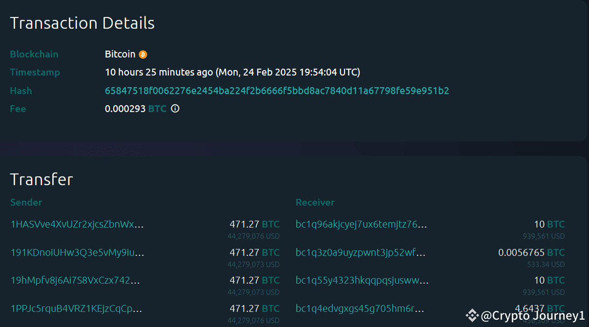 🚨 Massive Bitcoin Transfer! 1,560 $BTC (Worth $146.6M) Mov | Crypto ...