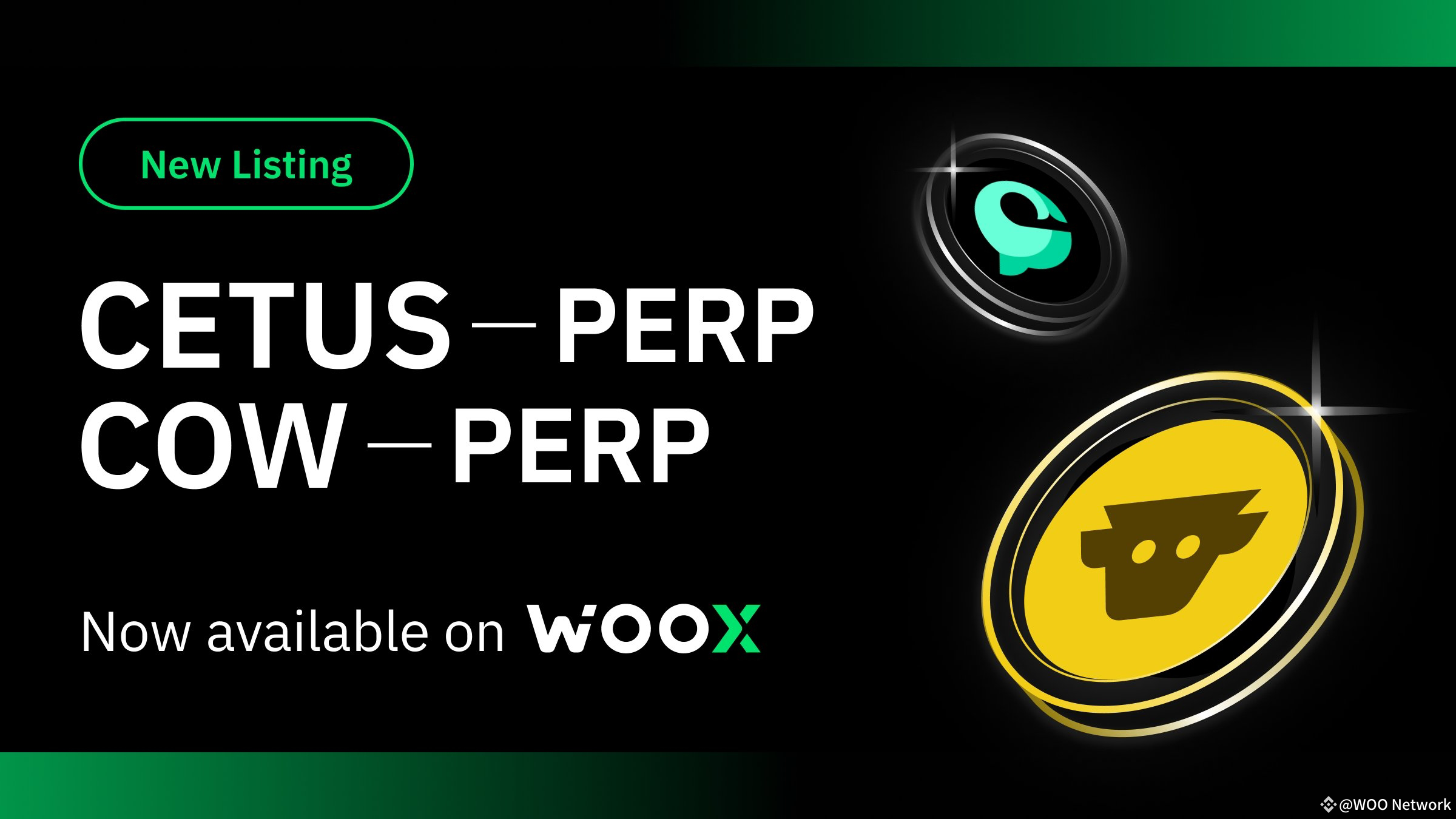 ⚠️ Double listing alert! $COW (@CoWSwap) and $CETUS (@Cetus | WOO ...