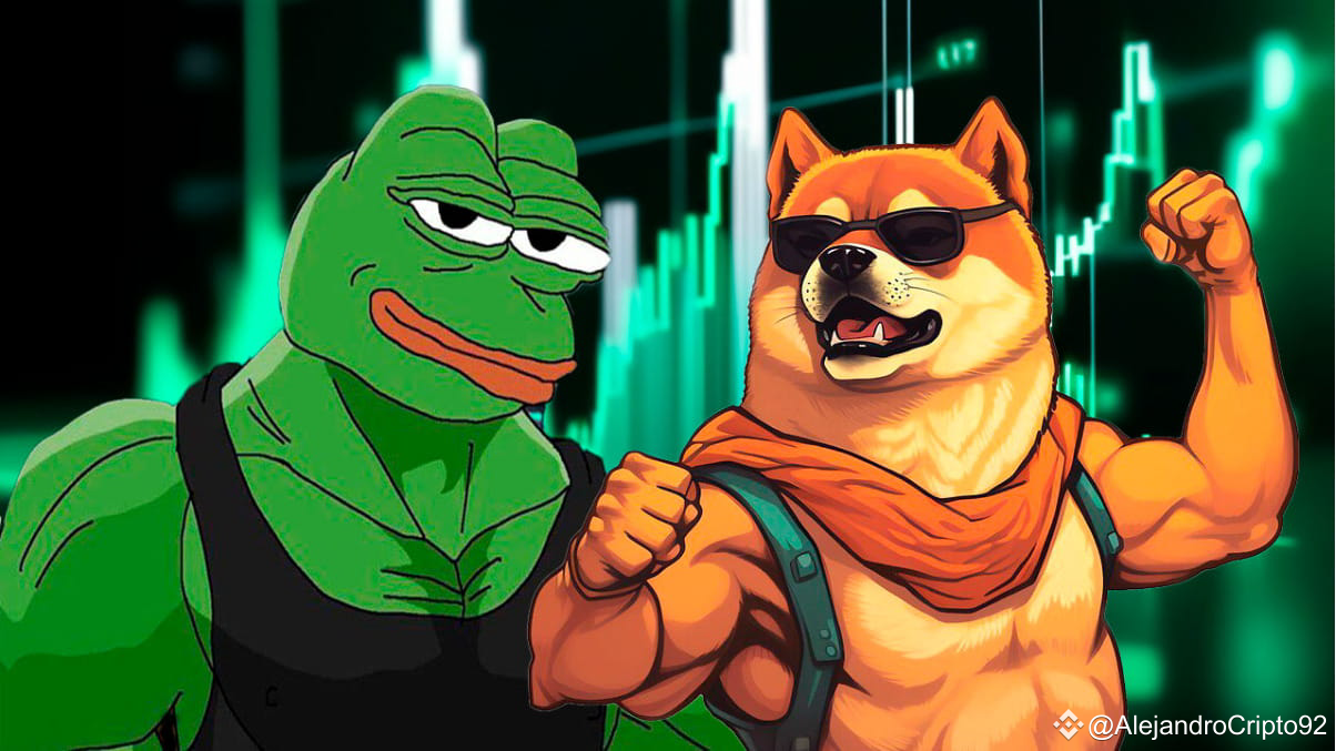 $DOGE y $PEPE , two crypto memes with the potential to impro ...