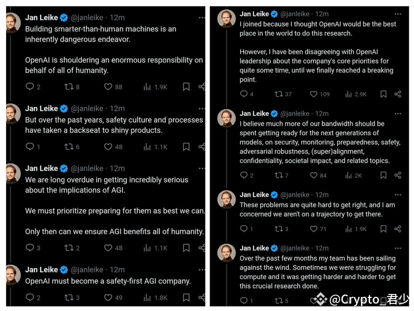 Jan Leike, co-lead of OpenAI Superalignment, resigned with I | Crypto ...