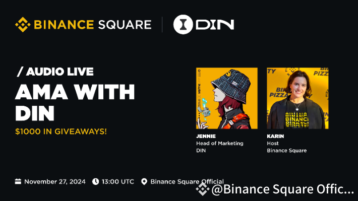 Join us for an exclusive Square Audio Live session with @DIN | Binance ...